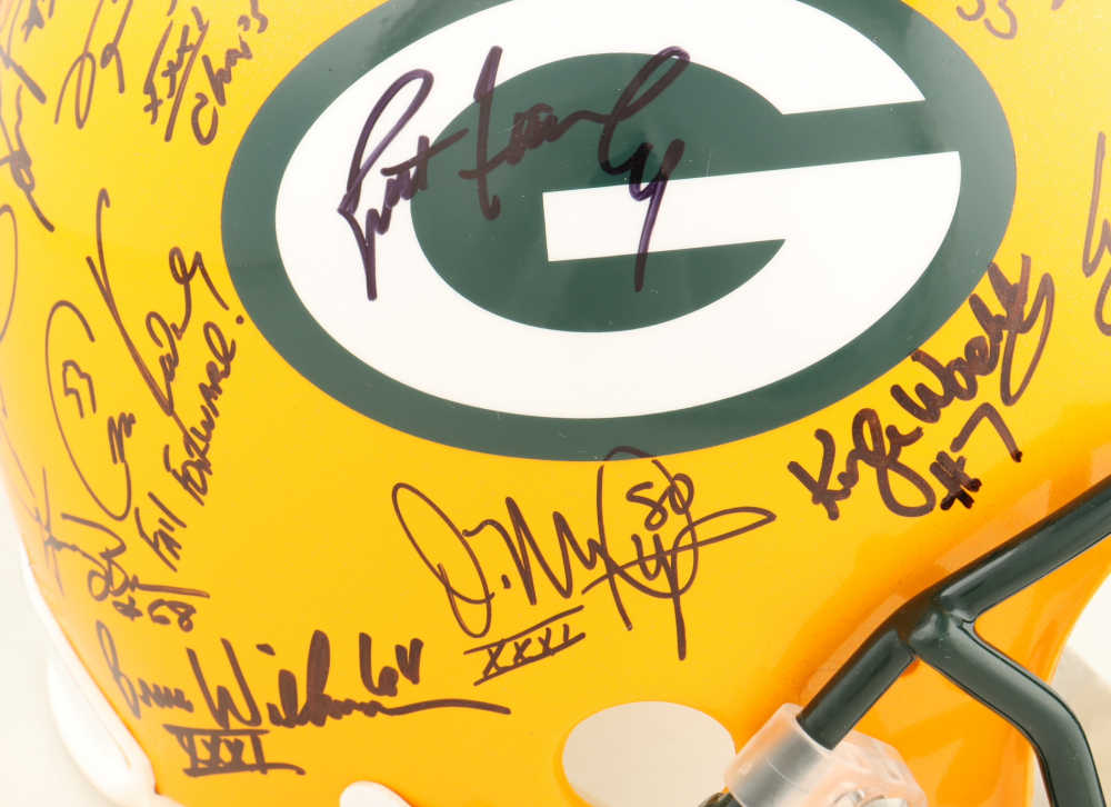 Packers Super Bowl XXXI Champions Full-Size Authentic On-Field Helmet ...