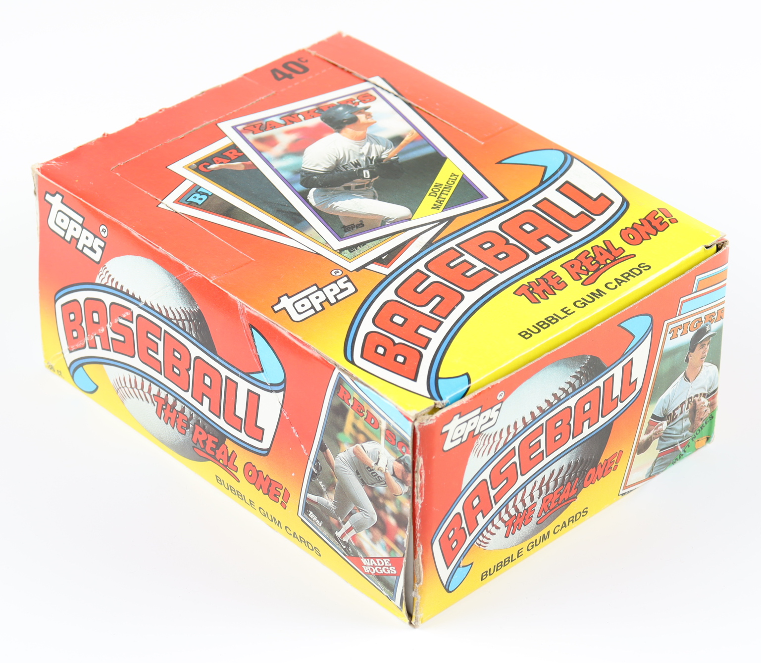 1988 Topps "The Real One" Bubble Gum Baseball Cards Box with (36) Packs ...