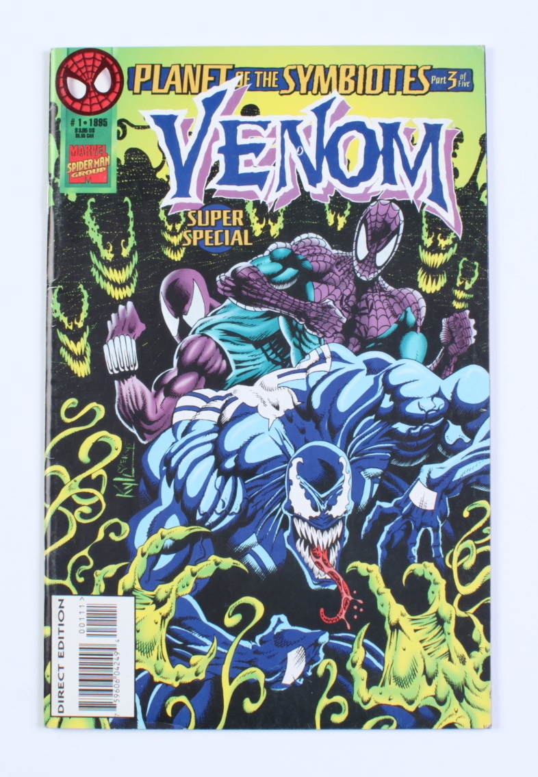 1995 "Venom: Planet Of The Symbiotes" Issue #1 Marvel Comic Book ...