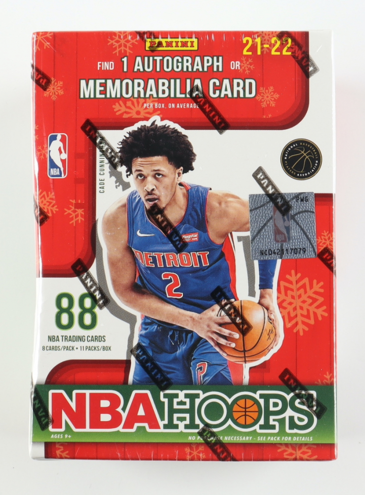 2021-22 Panini NBA Hoops Winter Basketball Blaster Box with (11) Packs ...