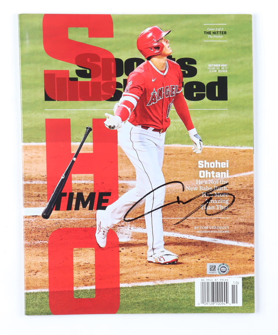 Shohei Ohtani Signed 2021 Sports Illustrated Magazine (MLB) | Pristine ...