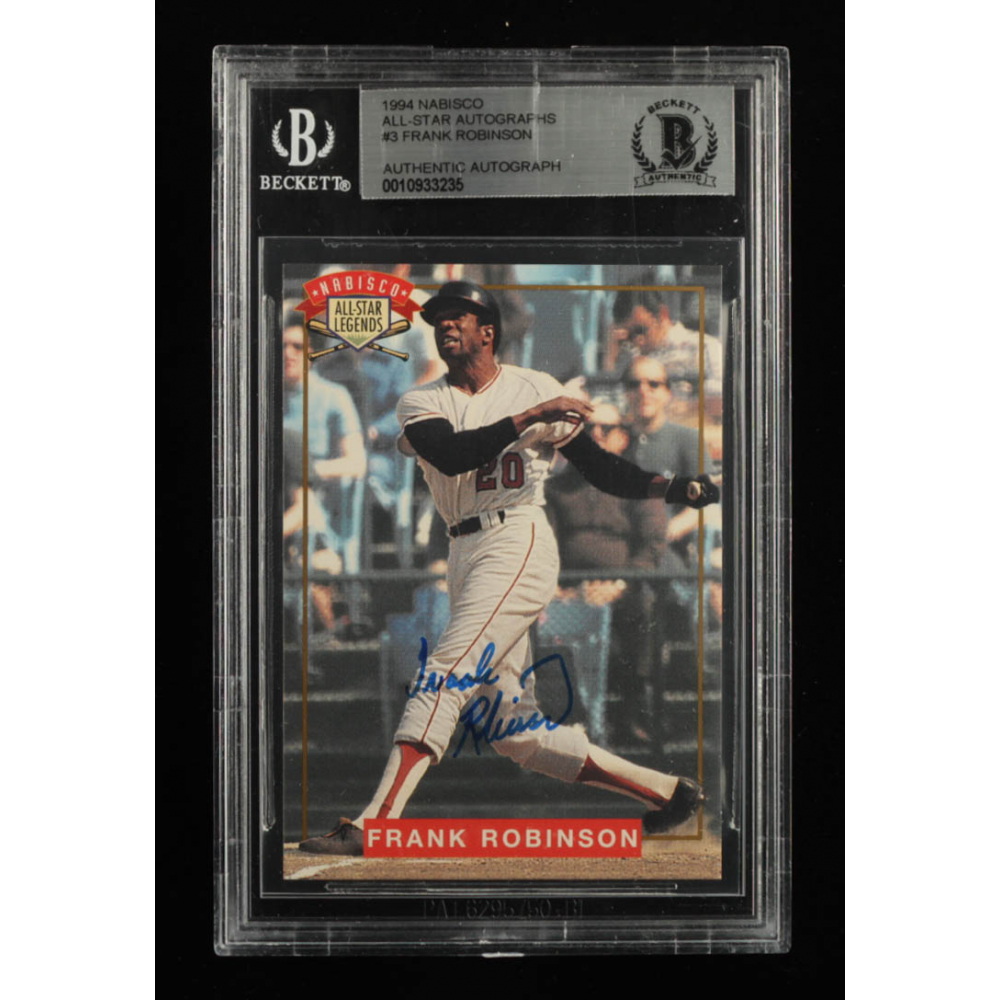 Frank Robinson 1994 Nabisco All-Star Autographs #3 (BGS) | Pristine Auction