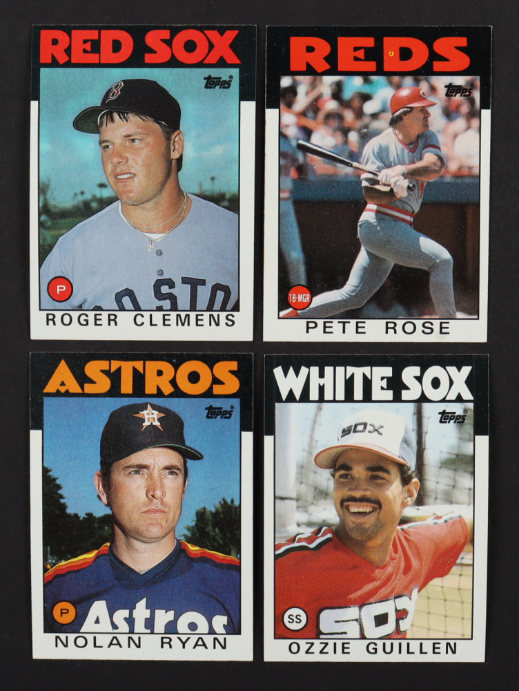 1986 Topps Baseball Complete Set of (792) Cards with Roger Clemens #661 ...
