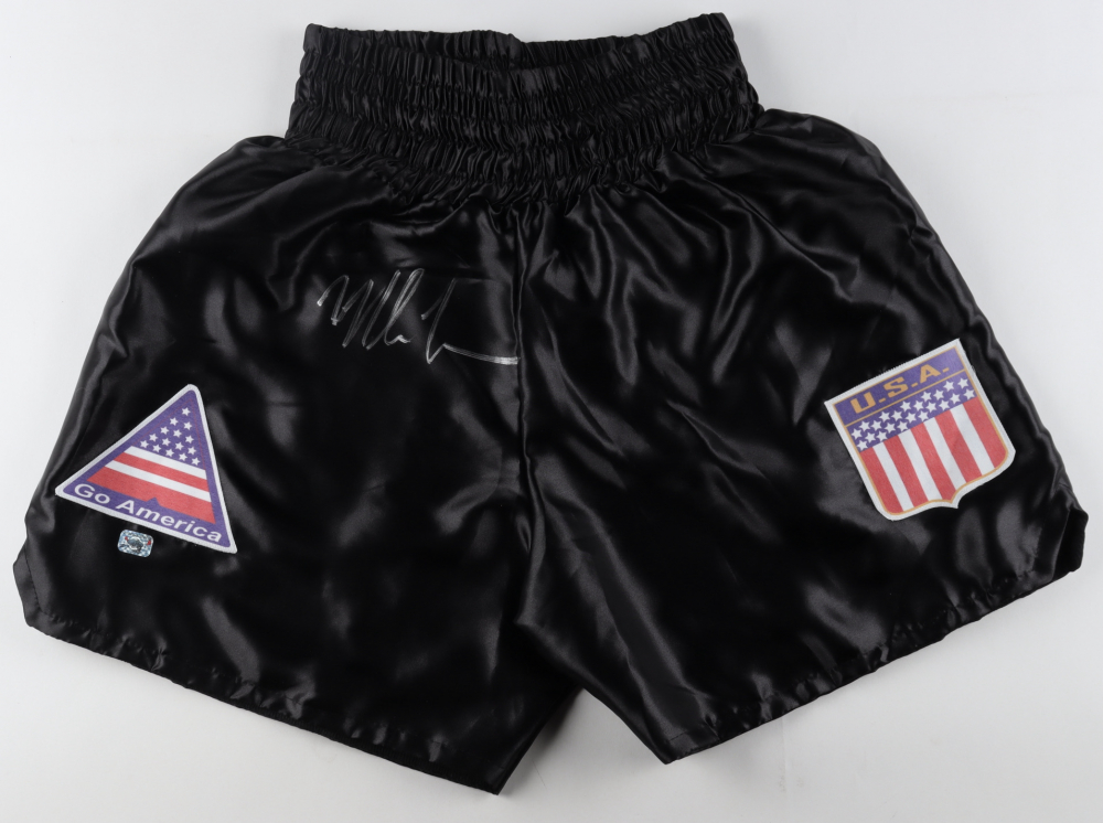 Mike Tyson Signed Boxing Trunks (Tyson) | Pristine Auction