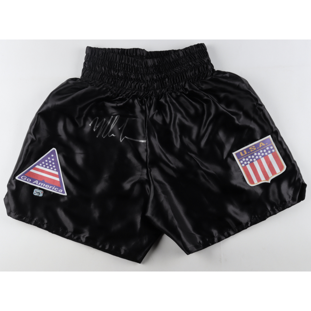 Mike Tyson Signed Boxing Trunks (Tyson) | Pristine Auction