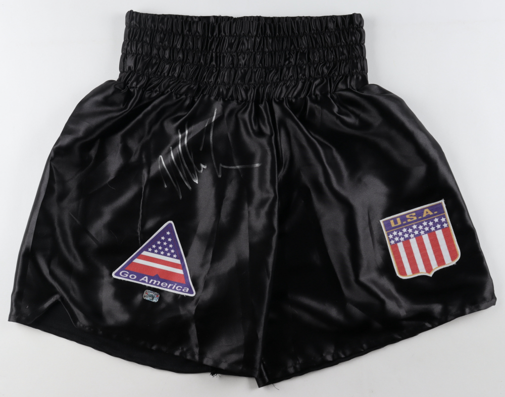 Mike Tyson Signed Boxing Trunks (Tyson) | Pristine Auction