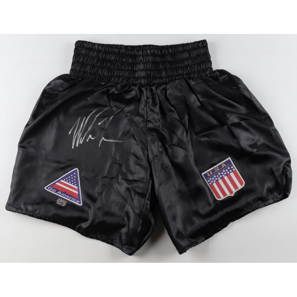 Mike Tyson Signed Boxing Trunks (Tyson) | Pristine Auction