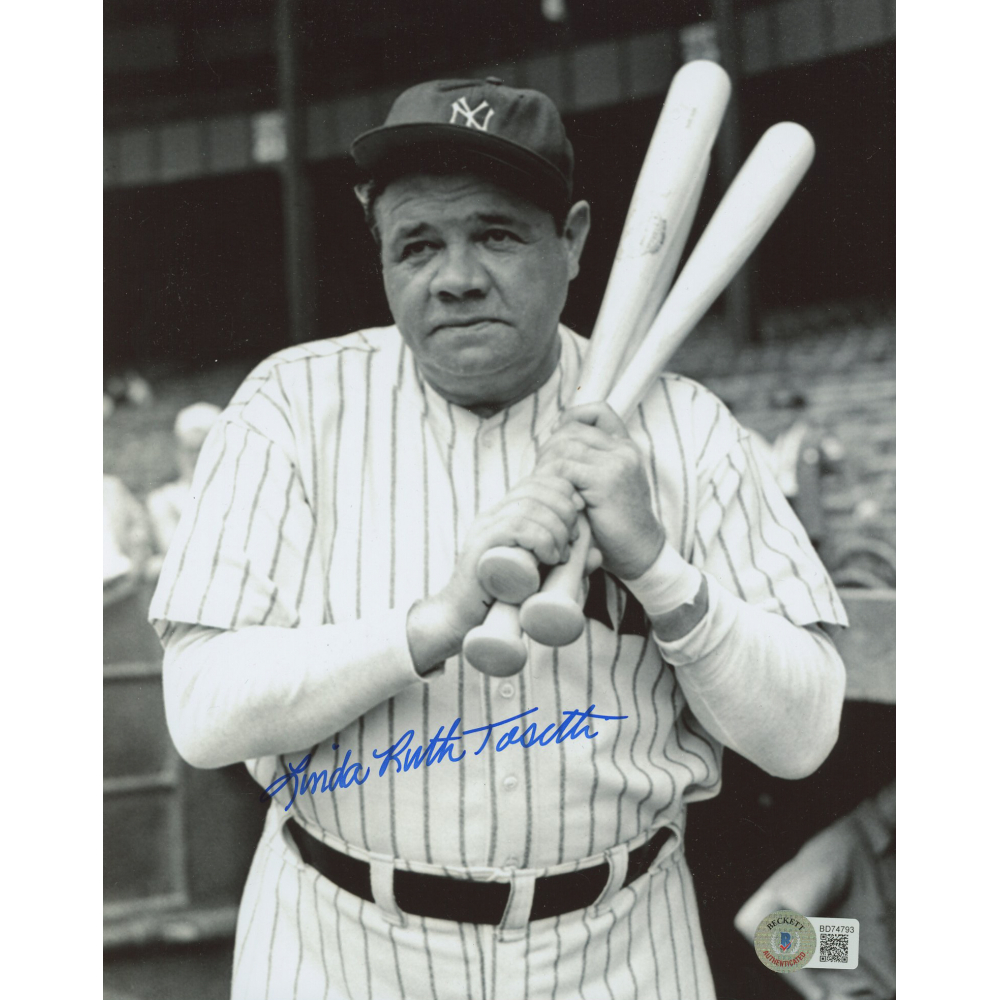 Linda Ruth Tosetti Signed Babe Ruth 8x10 Photo (Beckett) | Pristine Auction
