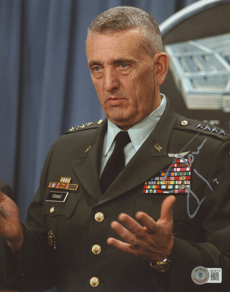 Tommy Franks Signed 8x10 Photo (Beckett) | Pristine Auction