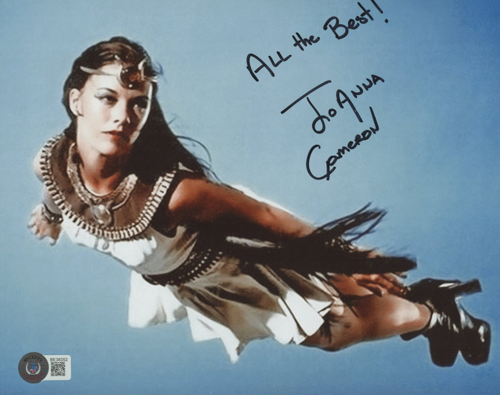 Joanna Cameron Signed The Secrets Of Isis 8x10 Photo Inscribed All The Best Beckett