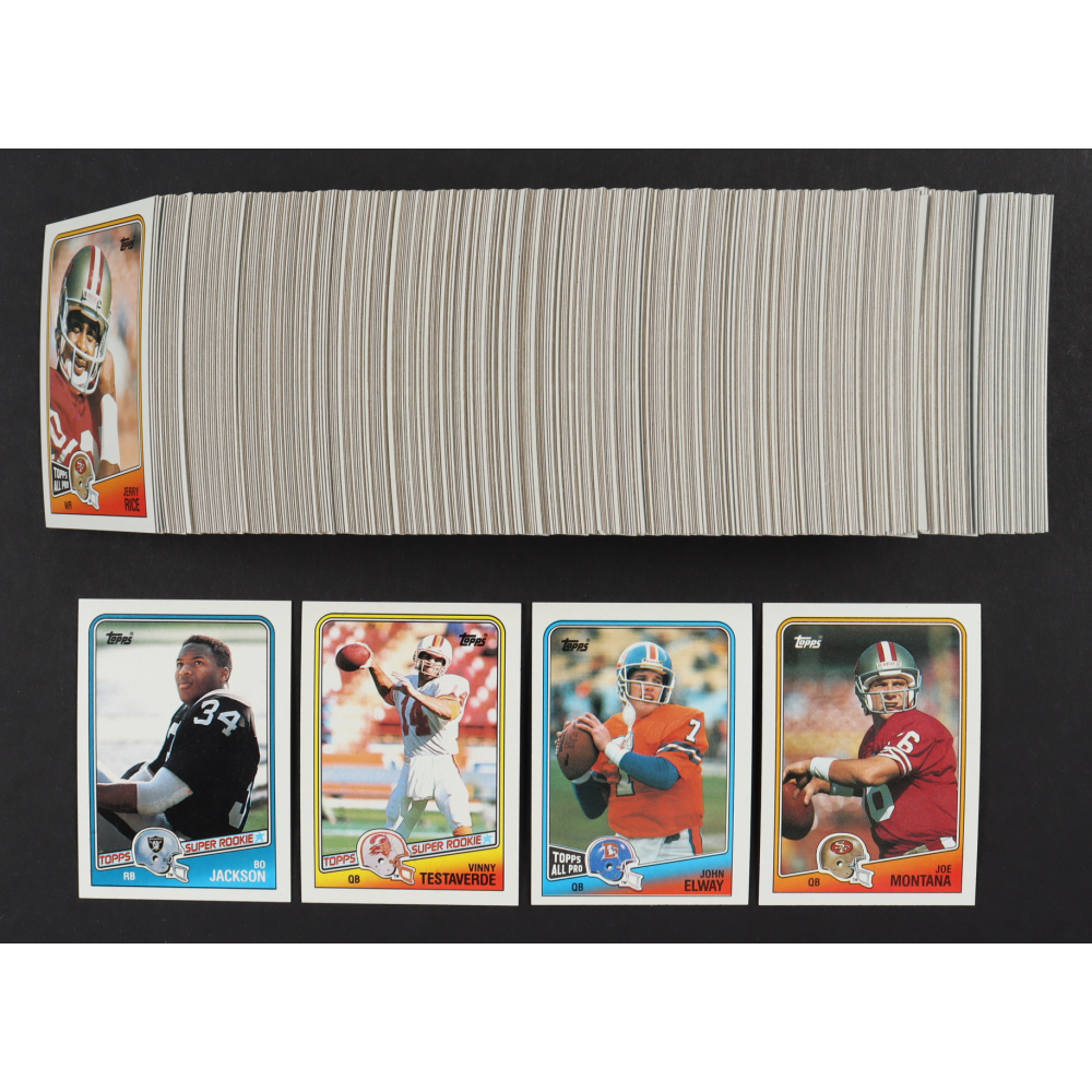 1988 Topps Complete Set of (396) Football Cards with #352 Vinny ...