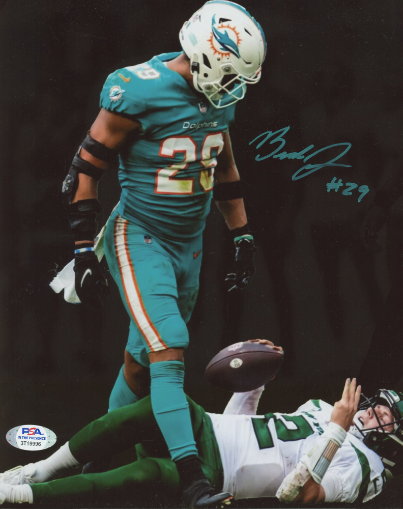 Brandon Jones Signed Dolphins 8x10 Photo (PSA) | Pristine Auction
