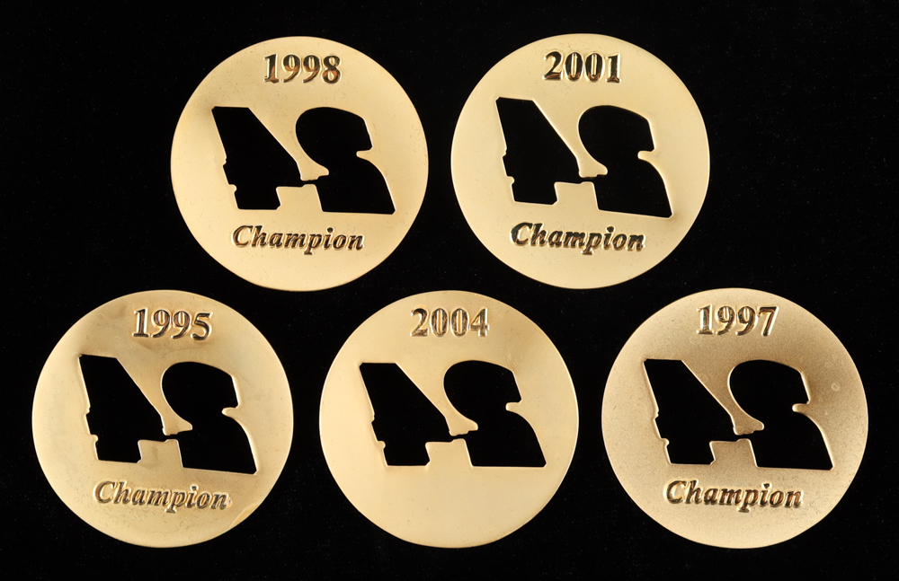 Jeff Gordon Commemorative Coin Set with Case | Pristine Auction