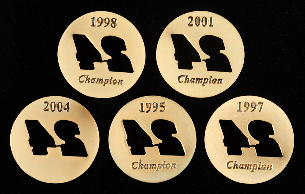 Jeff Gordon Commemorative Coin Set with Case | Pristine Auction