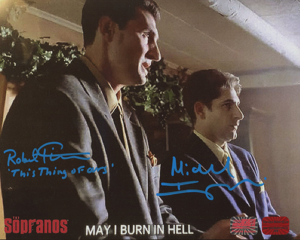 Robert Funaro & Michael Imperioli Signed "The Sopranos" 8x10 Photo ...