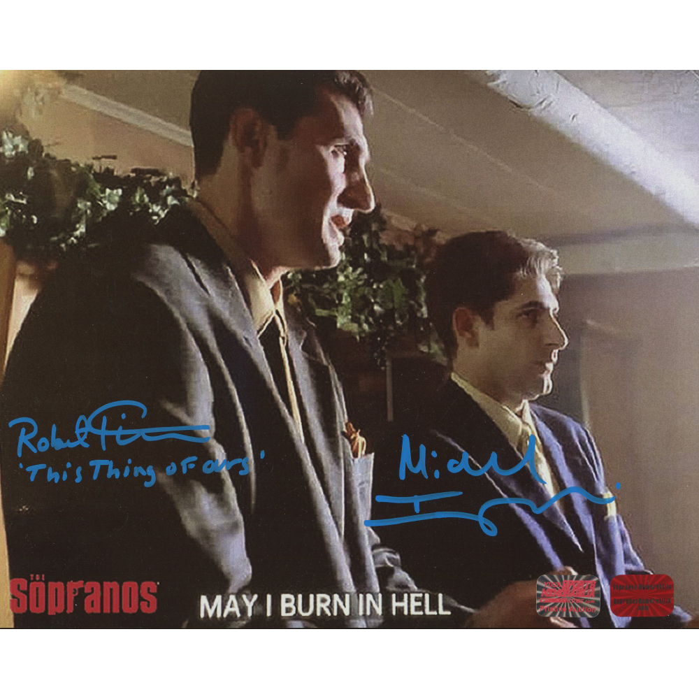 Robert Funaro & Michael Imperioli Signed "The Sopranos" 8x10 Photo ...