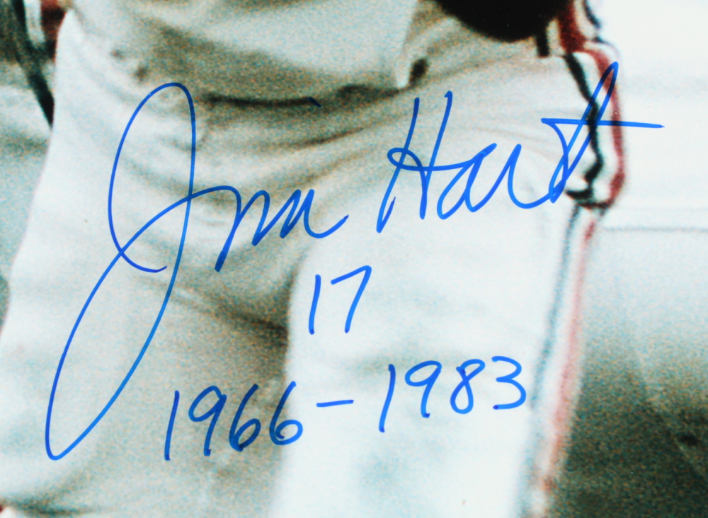 Jim Hart Signed Cardinals 16x20 Photo Inscribed "1966 - 1983" (JSA ...