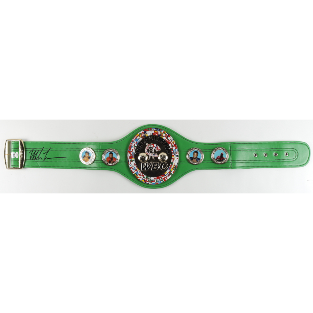Mike Tyson Signed Full-Size WBC Heavyweight Championship Belt (JSA ...