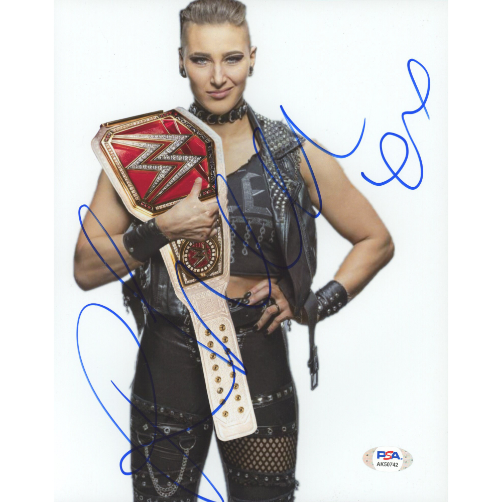 Rhea Ripley Signed WWE 8x10 Photo (PSA) | Pristine Auction