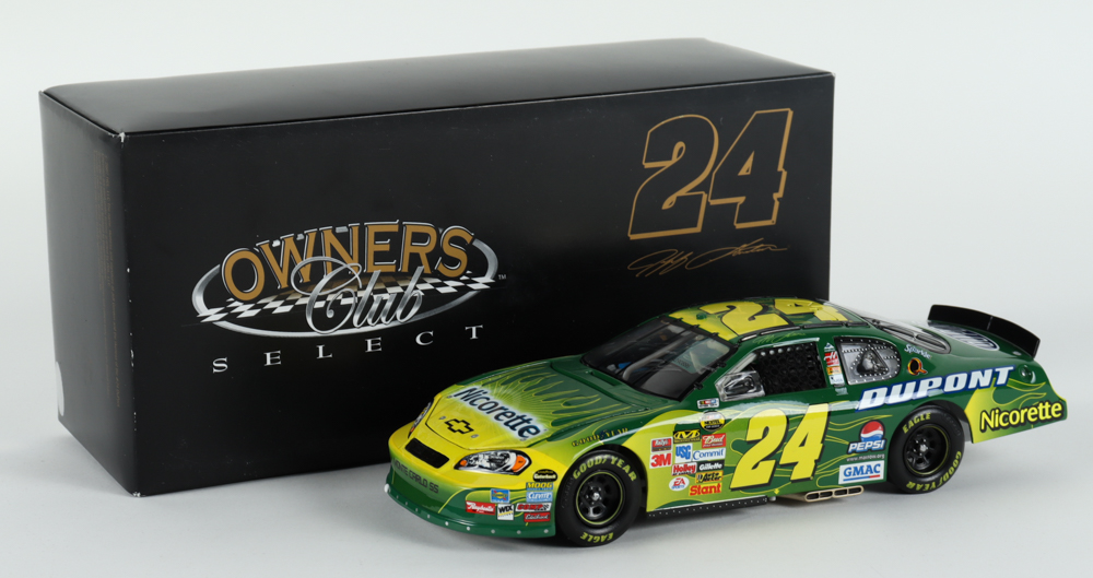 Jeff Gordon Signed LE NASCAR Nicorette 2007 Monte Carlo SS #24 Owners ...