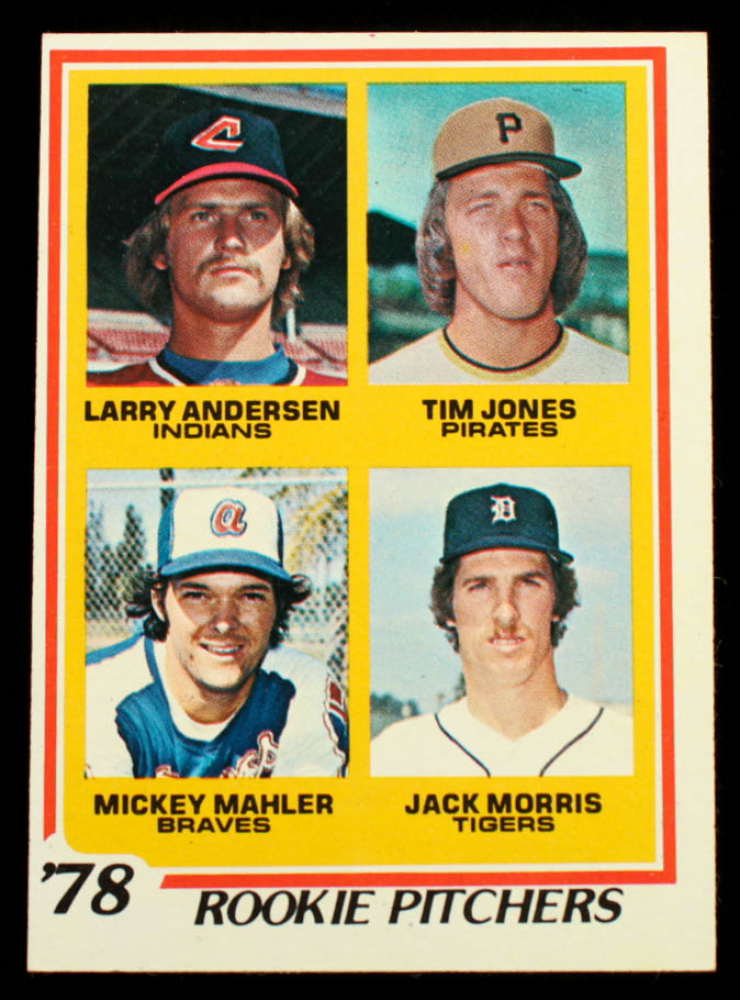 1978 Topps #703 Rookie Pitchers / Larry Andersen / Tim Jones / Mickey ...