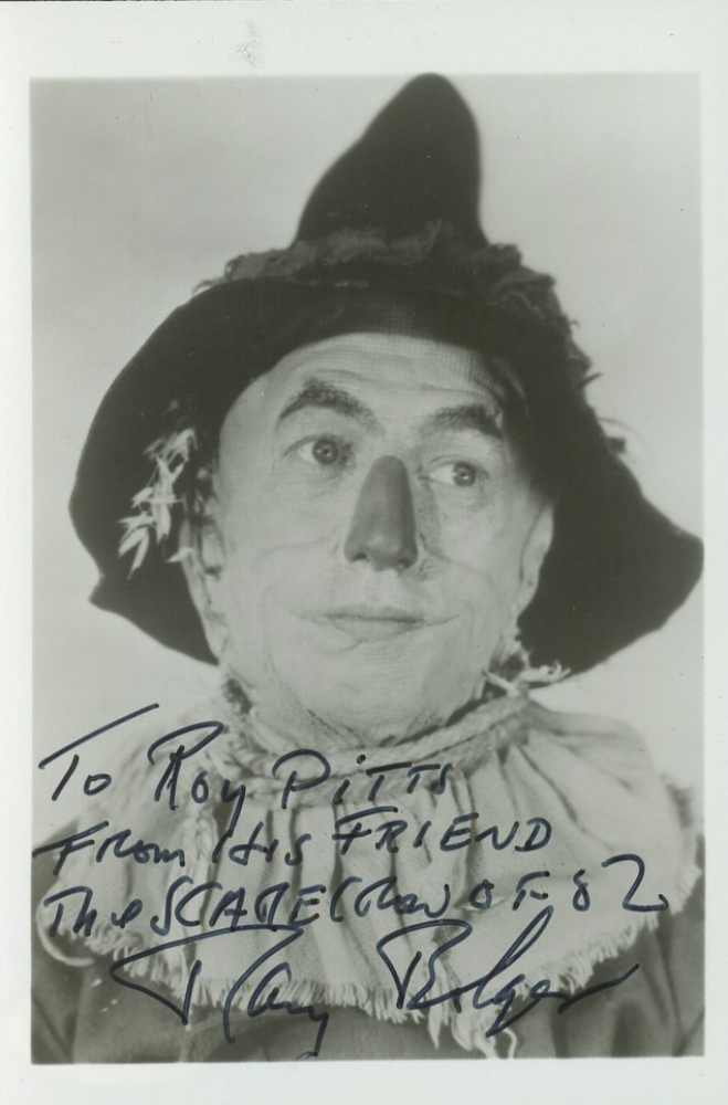 Ray Bolger Signed "The Wizard of Oz" 3.5x5 Photo Inscribed "From His ...