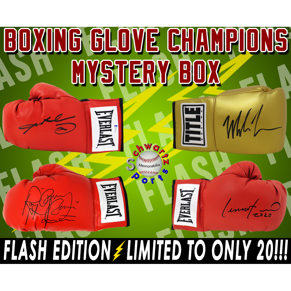 Schwartz Sports BOXING CHAMPIONS Signed Boxing Glove Mystery Box ...