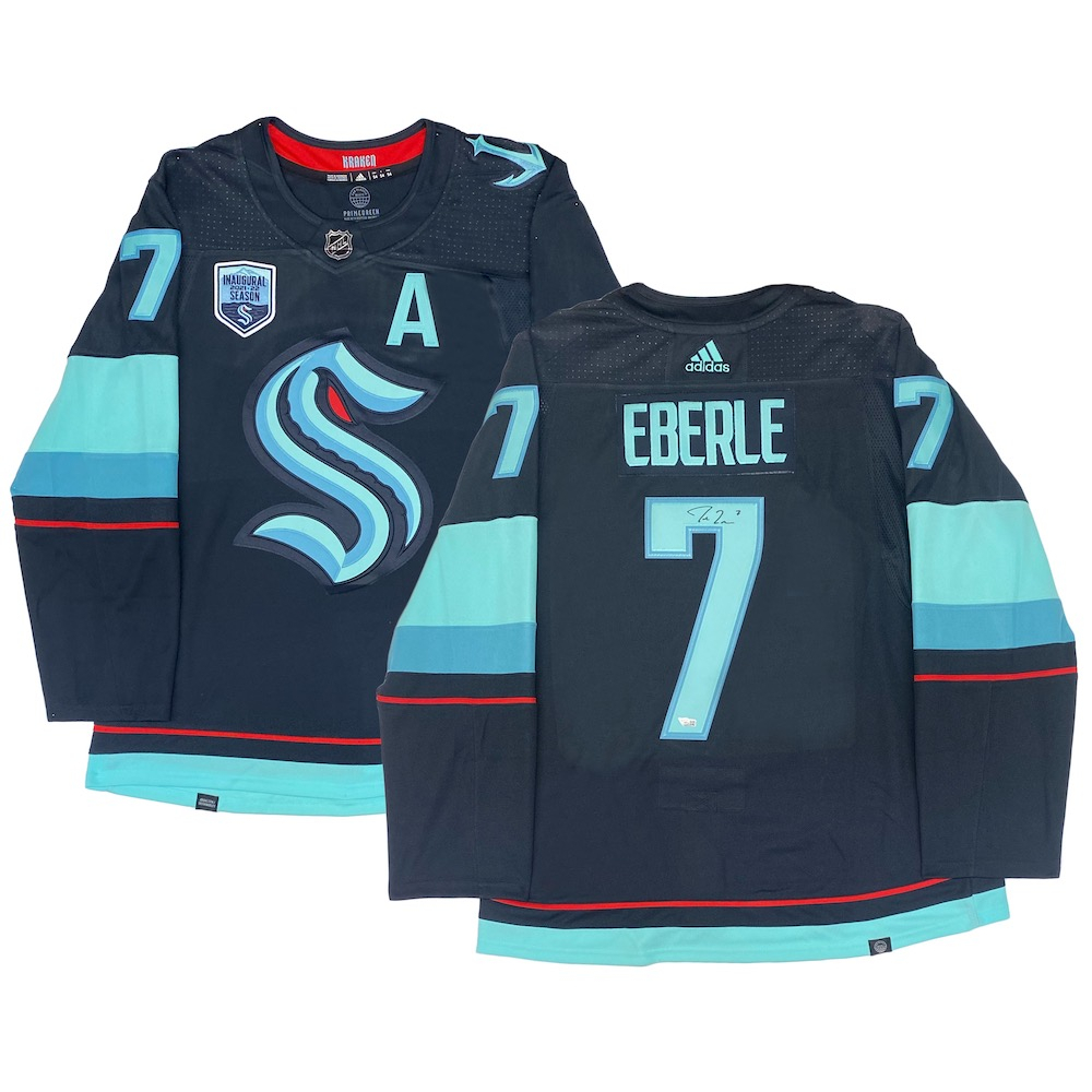 Jordan Eberle Signed Kraken Jersey (Fanatics) | Pristine Auction