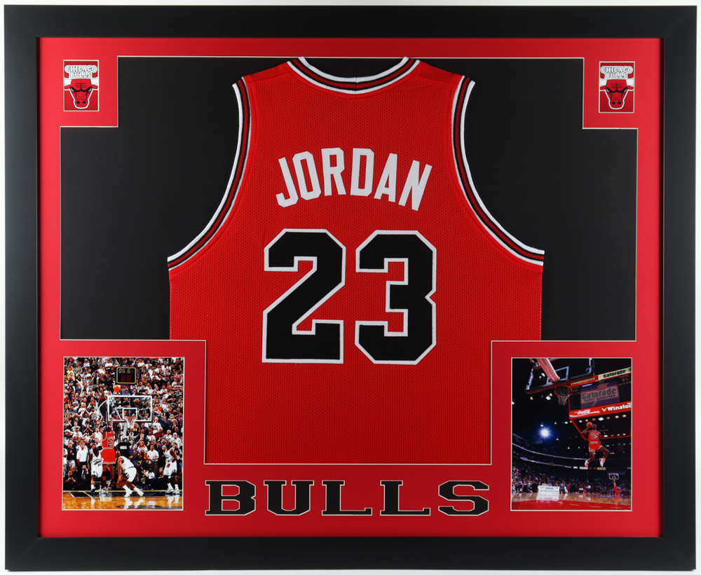 Michael Jordan Custom Framed Jersey Display | Pristine Auction