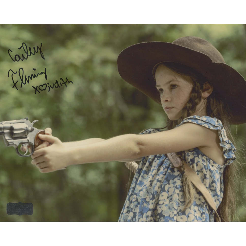 Cailey Fleming Signed "The Walking Dead" 8x10 Photo Inscribed "Judith ...