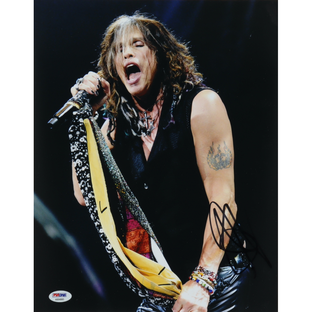 Steven Tyler Signed "Aerosmith" 11x14 Photo (PSA) | Pristine Auction