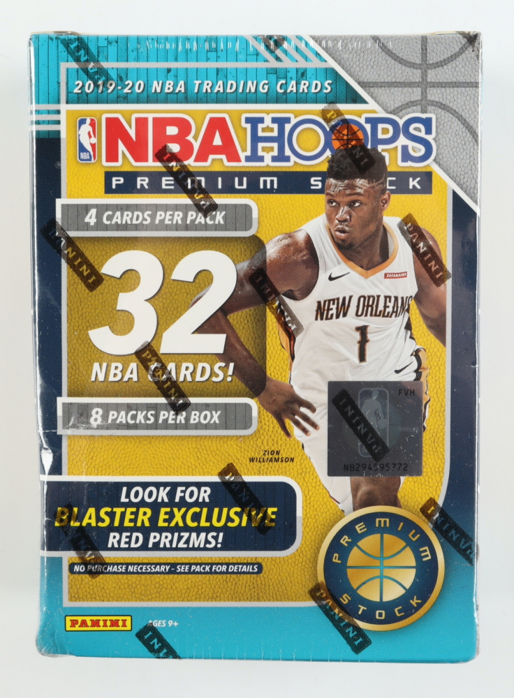 2019-20 Panini Hoops Premium Stock Basketball Blaster Box with (8 ...