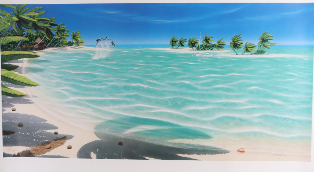 Dan Mackin Signed "Tropical Breeze" LE 21x39 Lithograph (PA) | Pristine ...