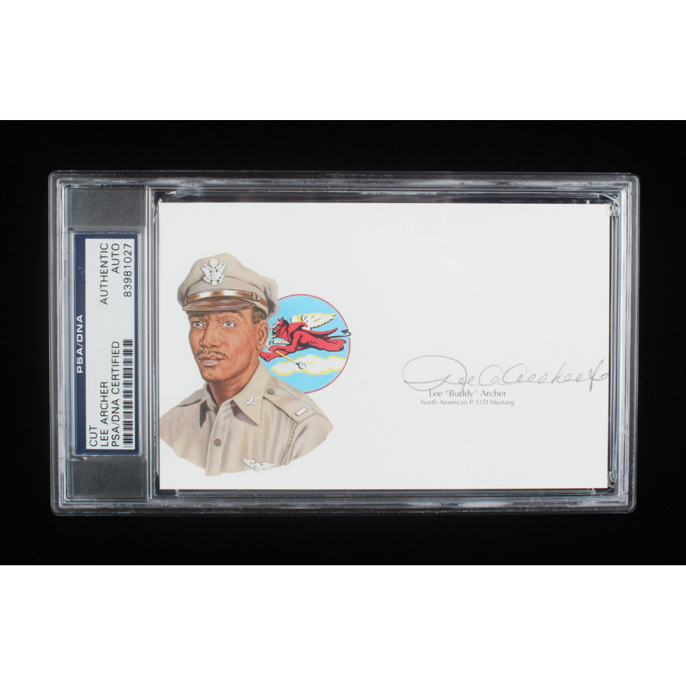 Lee Archer Signed 3.5x5.5 Cut (PSA) | Pristine Auction