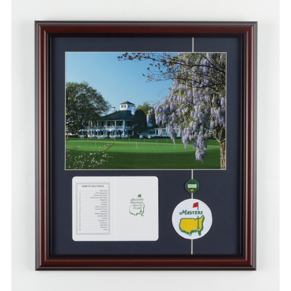 Augusta National Masters 16x18 Custom Framed Photo with Masters ...