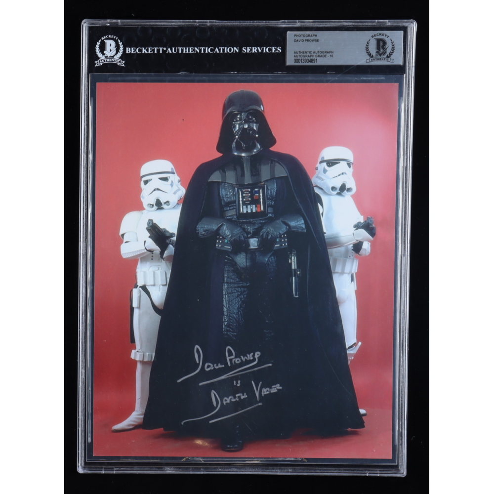 David Prowse Signed "Star Wars" 8x10 Photo Inscribed "Is Darth Vader ...