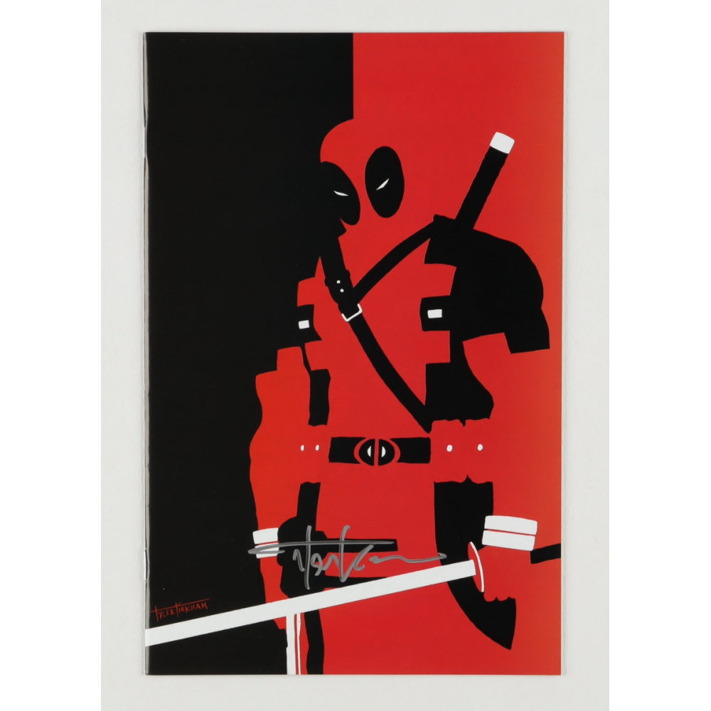 Tyler Kirkham Signed 2021 "Deadpool: Black, White & Blood" Issue #1 ...