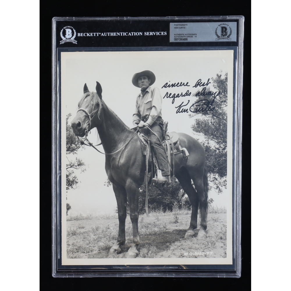 Ken Curtis Signed "Gunsmoke" 8x10 Photo Inscribed "Sincere Best Regards ...
