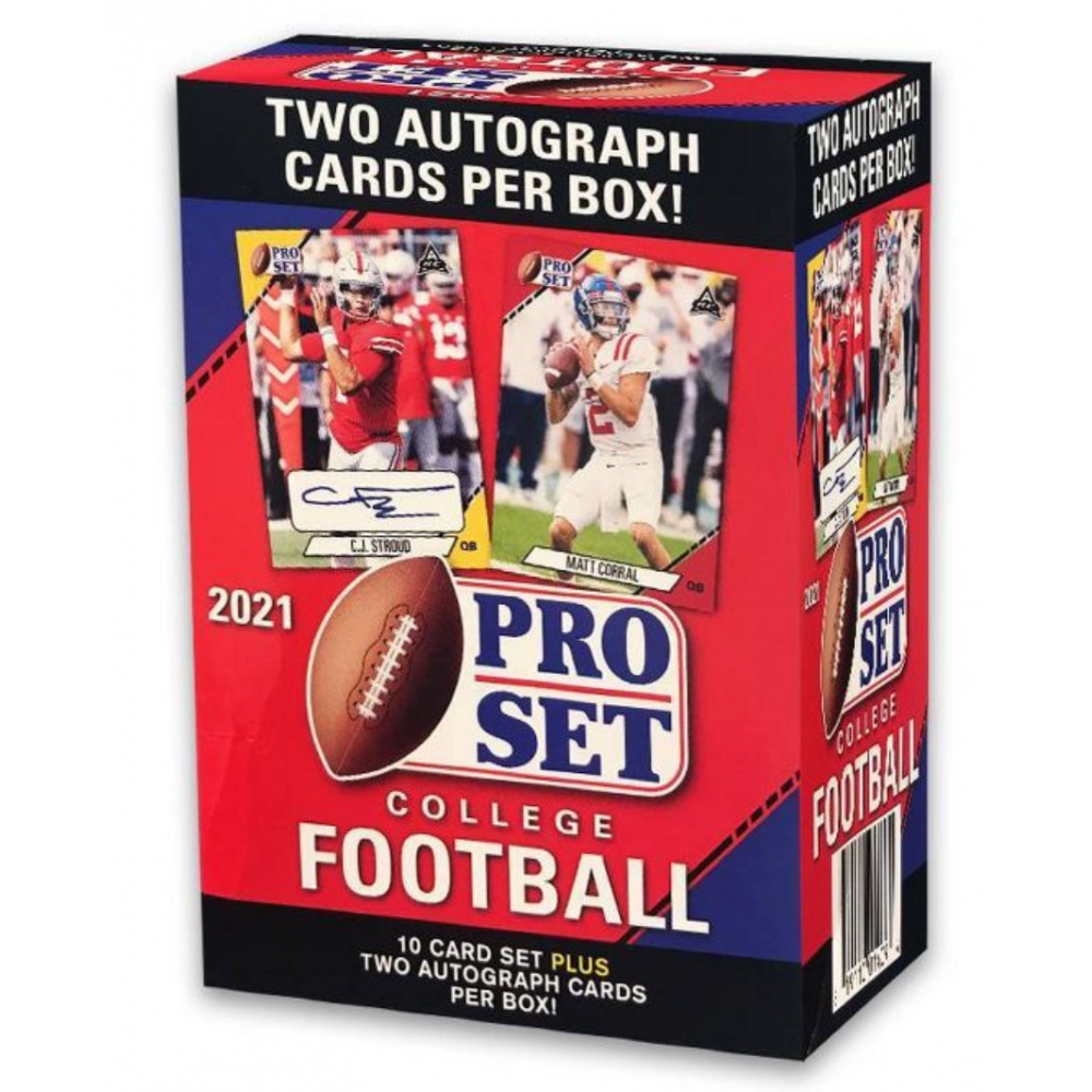 2021 Leaf Pro Set College Football Blaster Box with (12) Cards ...