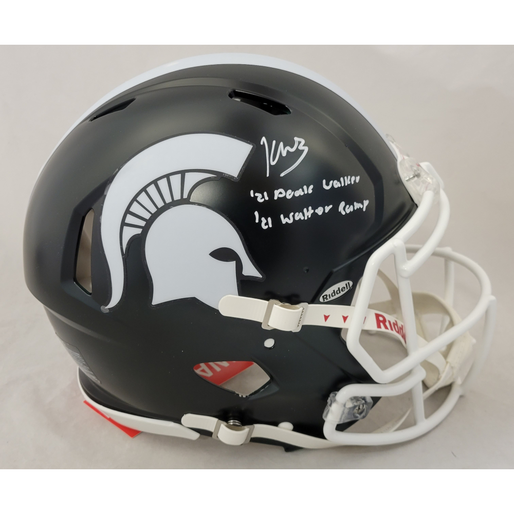 Kenneth Walker III Signed Michigan State Spartans Full-Size Authentic ...
