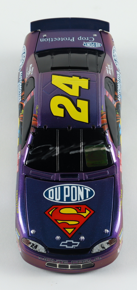 Jeff Gordon Signed LE NASCAR #24 Dupont Superman 1999 Monte Carlo 1:24 ...