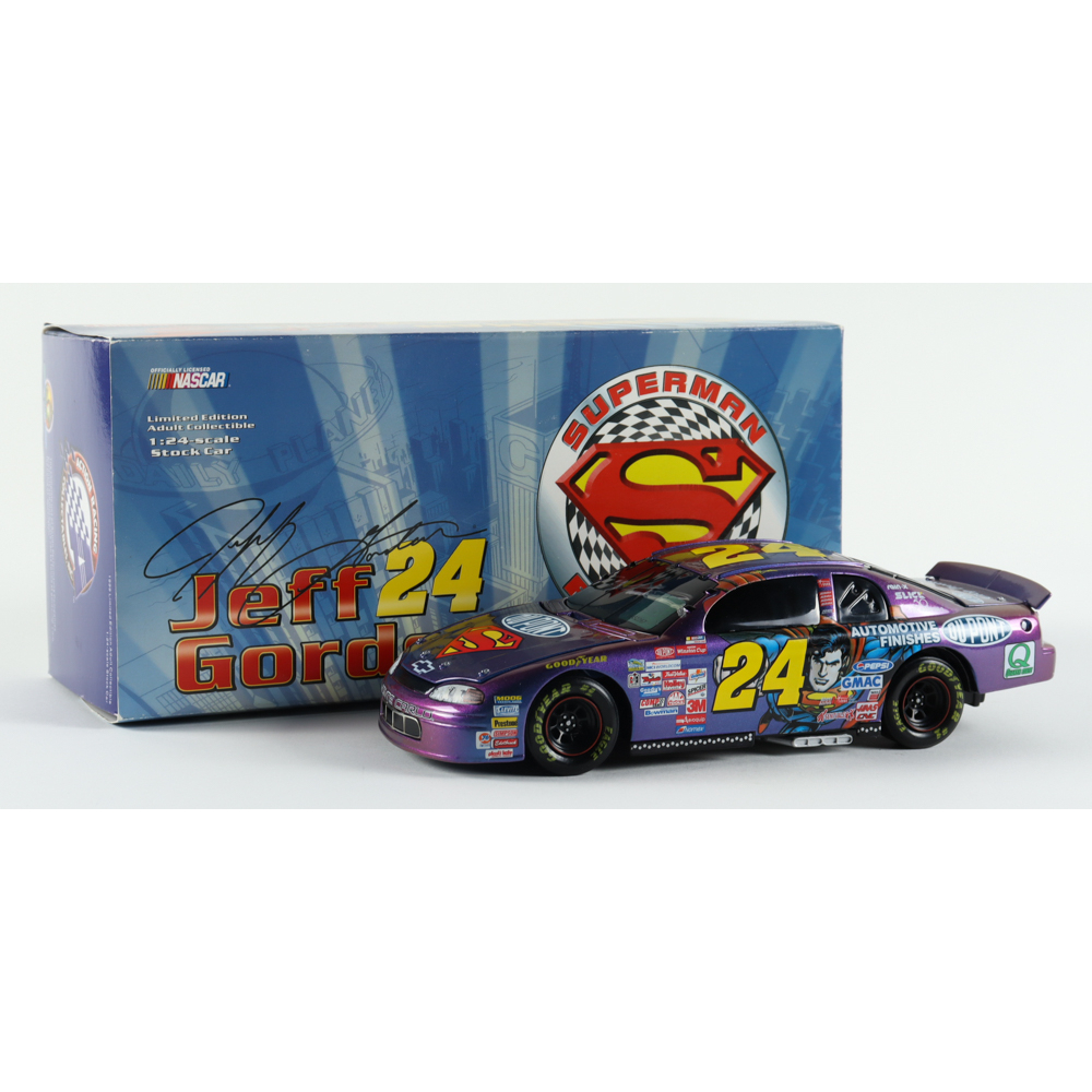 Jeff Gordon Signed LE NASCAR #24 Dupont Superman 1999 Monte Carlo 1:24 ...