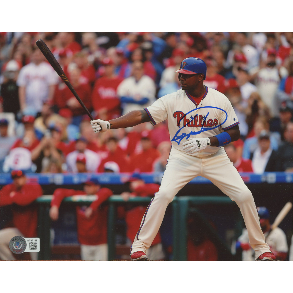 Ryan Howard Signed Phillies 8x10 Photo (Beckett) | Pristine Auction