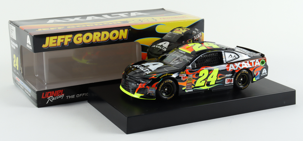 Jeff Gordon Signed LE NASCAR #24 Axalta Fan Club 2018 Camaro 1:24 Scale ...