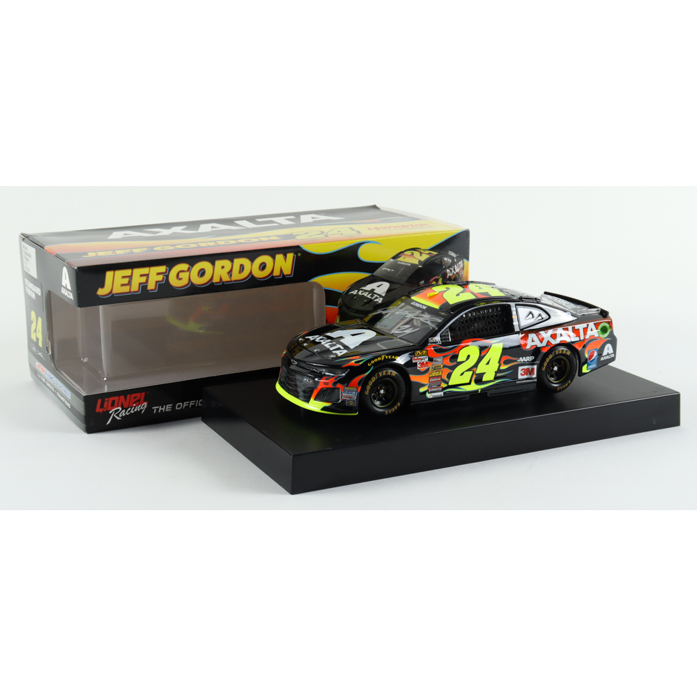 Jeff Gordon Signed LE NASCAR #24 Axalta Fan Club 2018 Camaro 1:24 Scale ...
