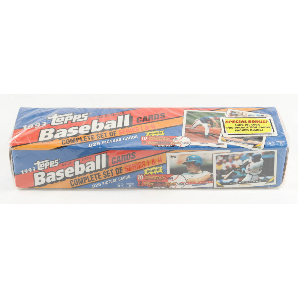 1993 Topps Baseball Complete Set of (825) Cards with Derek Jeter #98 RC ...