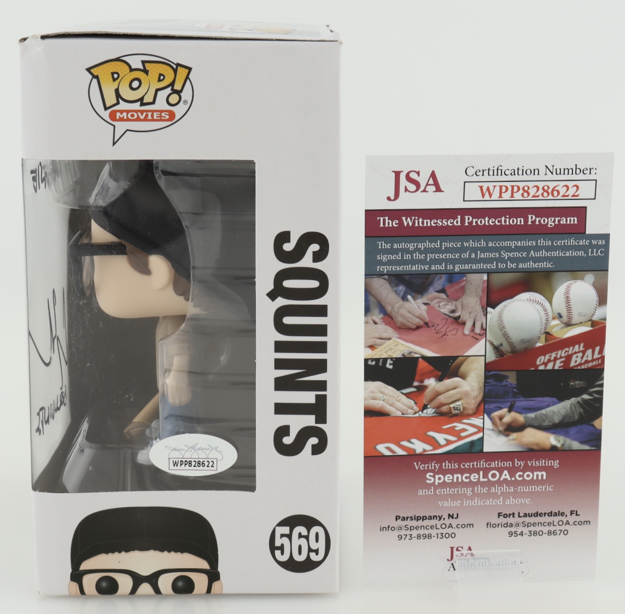 Chauncey Leopardi Signed "The Sandlot" #569 Squints Funko Pop! Vinyl ...