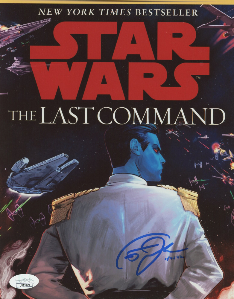 Timothy Zahn Signed "Star Wars: The Last Command" 8x10 Photo Inscribed ...