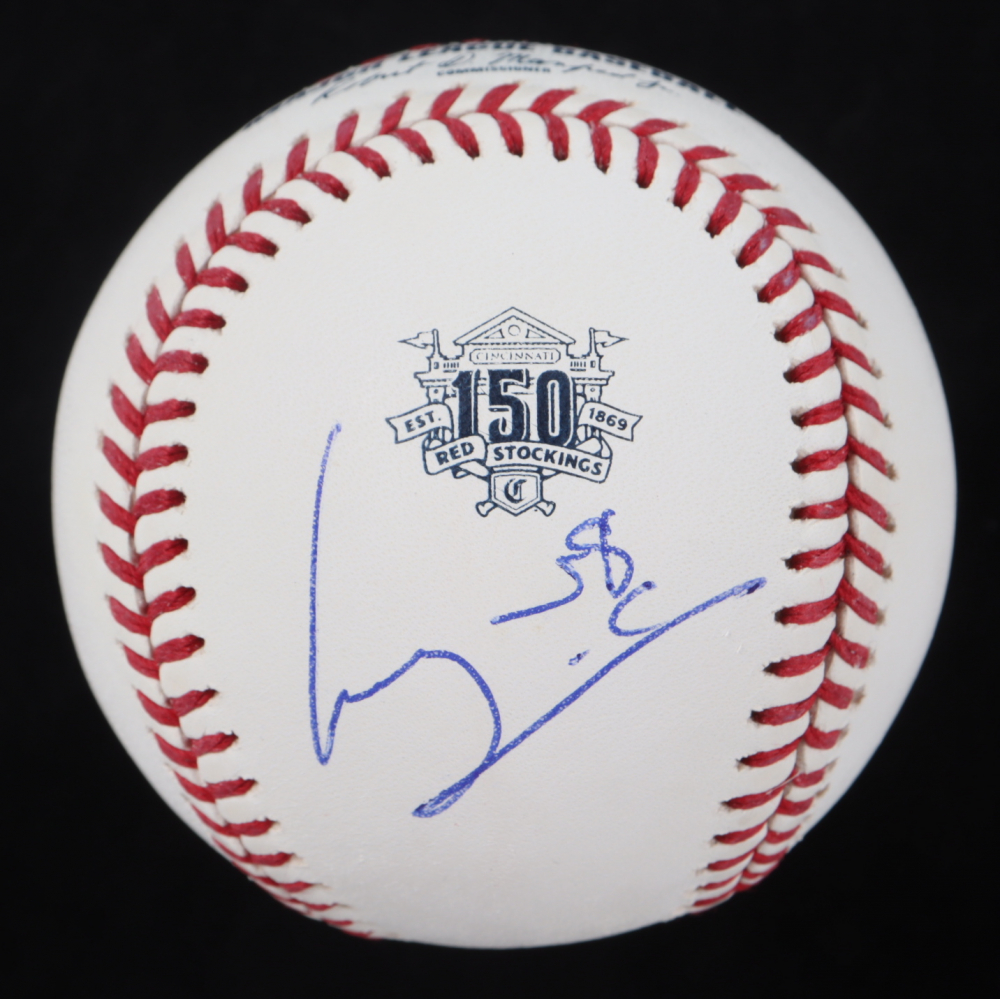 Luis Castillo Signed 150th Anniversary Commemorative OML Baseball (JSA ...