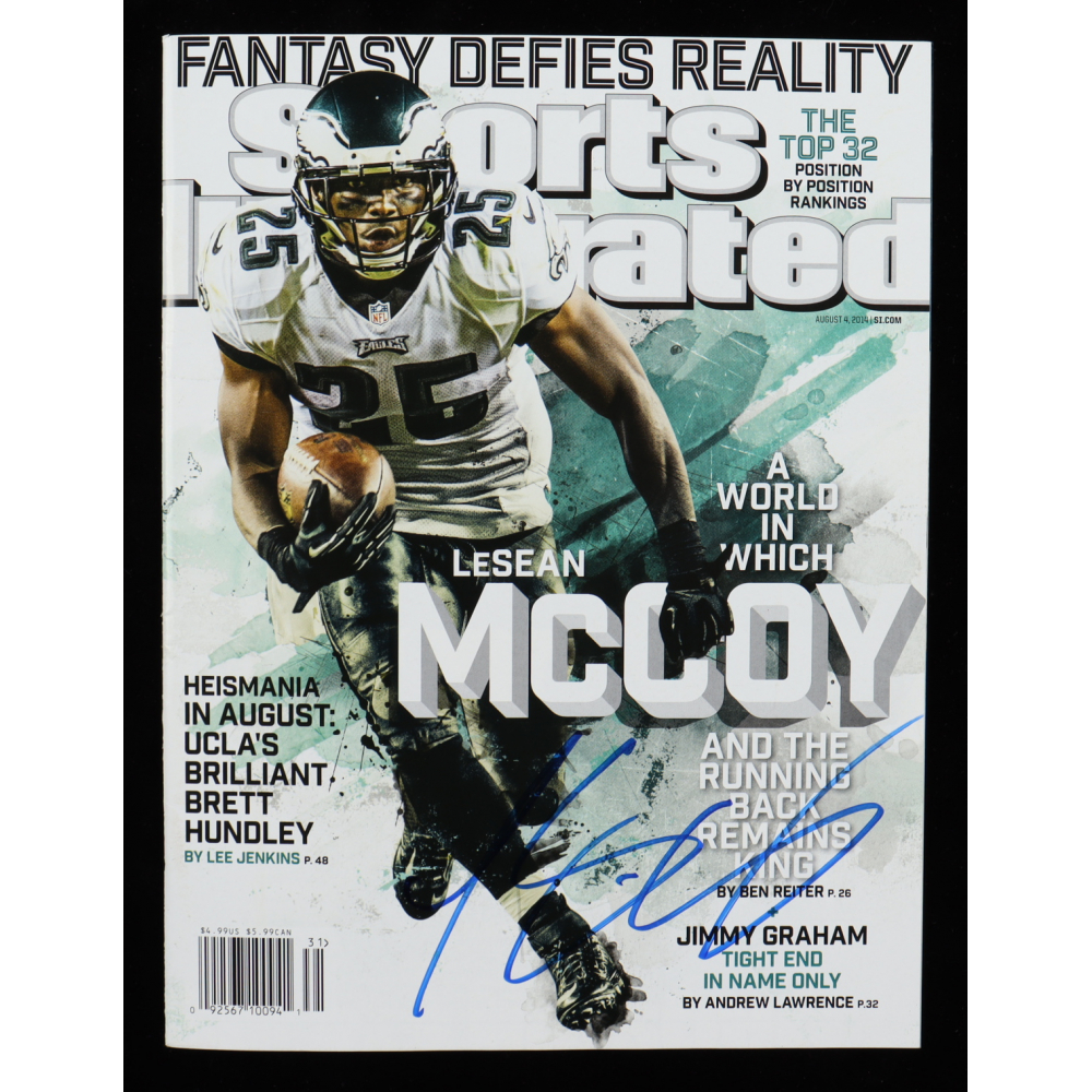 LeSean McCoy Signed 2014 "Sports Illustrated" Magazine (JSA) | Pristine ...